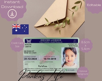 Pretend Play Usa Driver License for Kids, Alabama Driving Licence ...