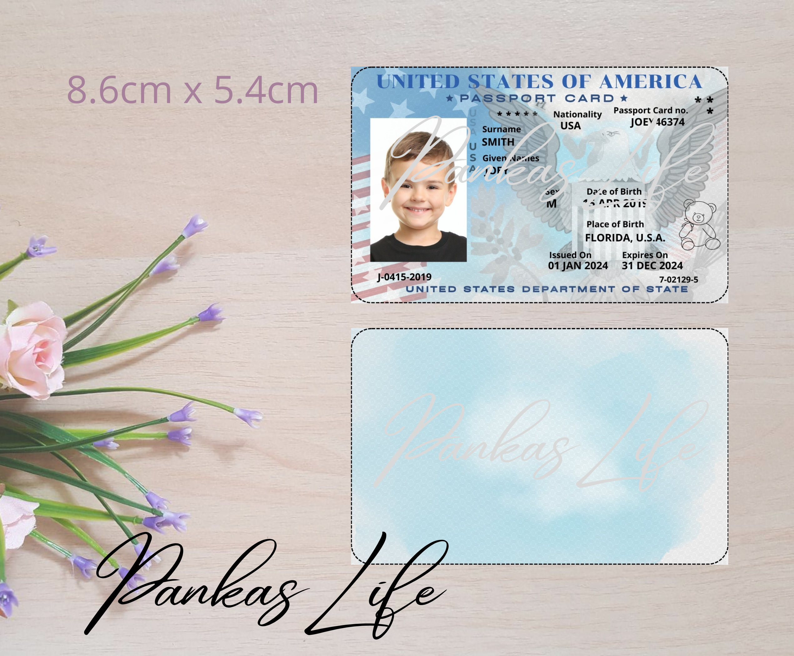 Pretend Play Passport Card for Kids, Editable Toddler Imaginative Play ...
