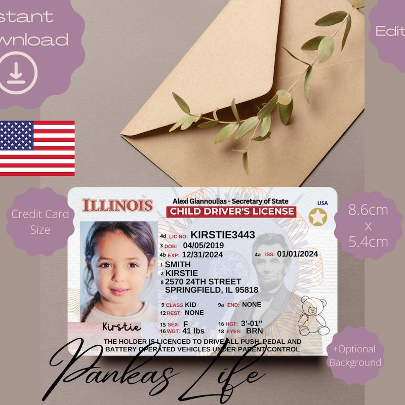 Custom Fake Driver License - Etsy