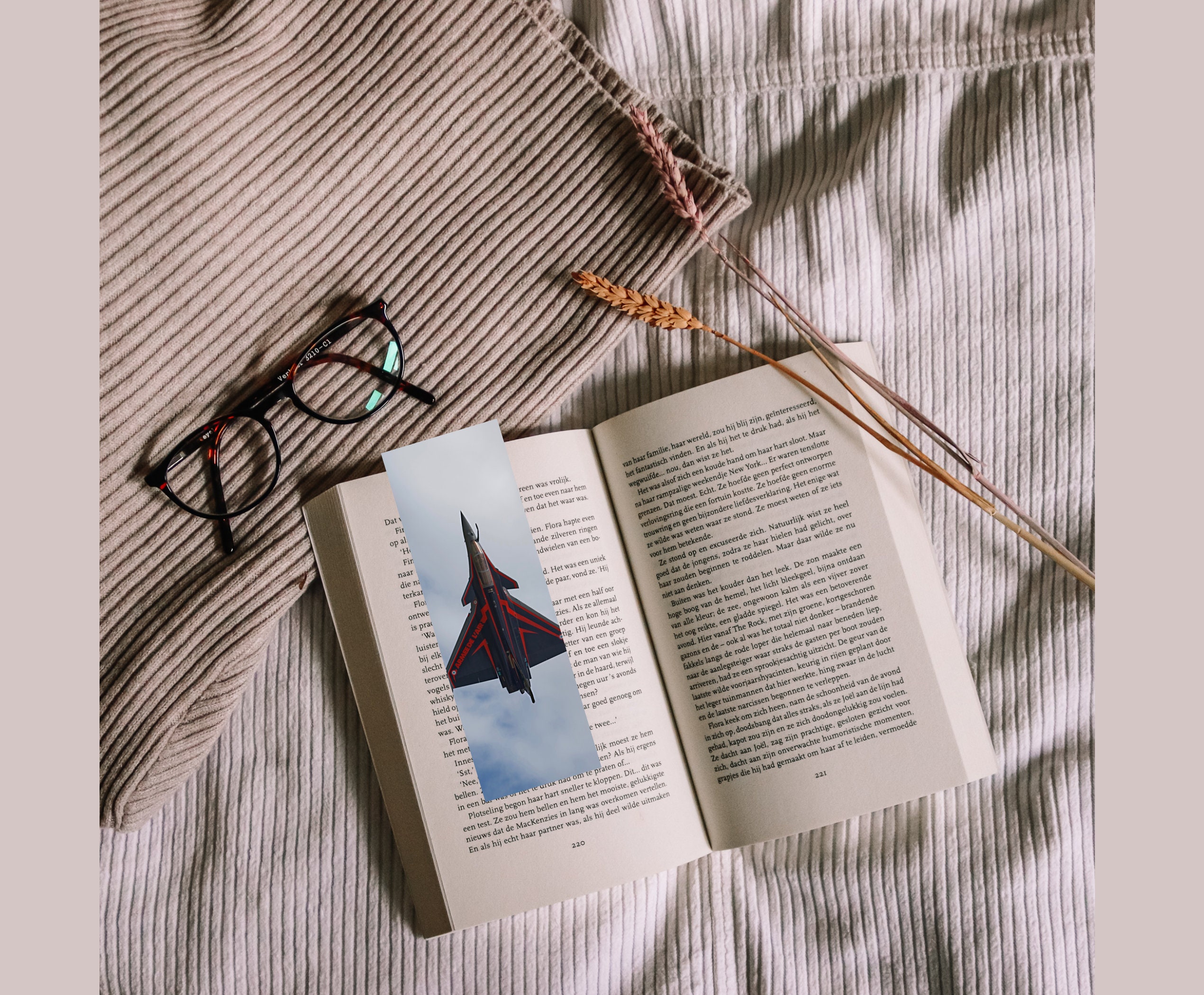 Airplane Bookmark Printable Gifts for Flying Lovers Bookmark Set Flying ...