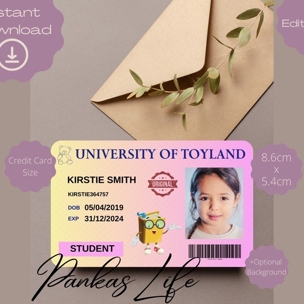 Fake Student Id - Etsy