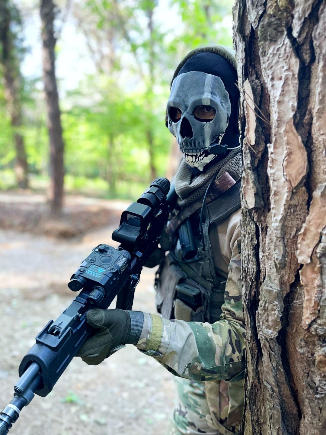 Ghost Skull Mask - Only Mask / Call of Duty Cosplay - Etsy UK