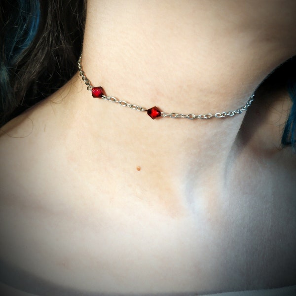 Vampire Bite Choker - Etsy