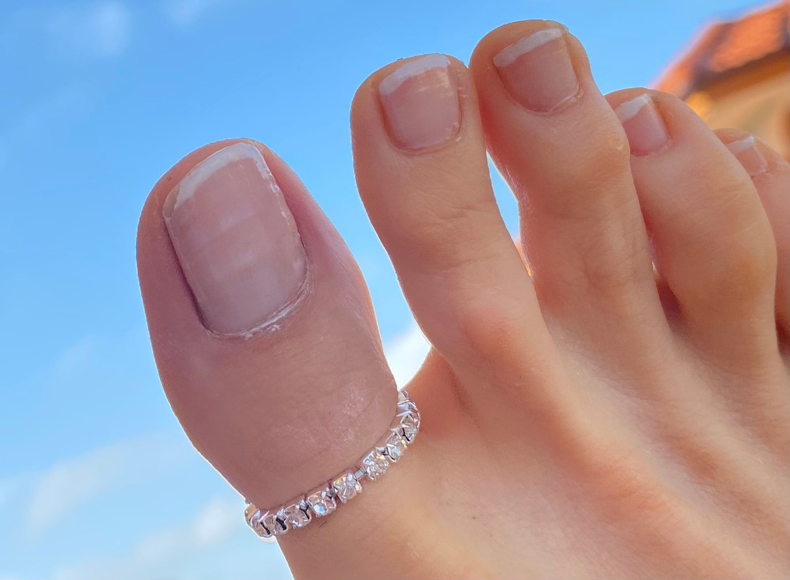 Elastic Diamond Silver Ring Stretchy Rings Eternity Band - Etsy