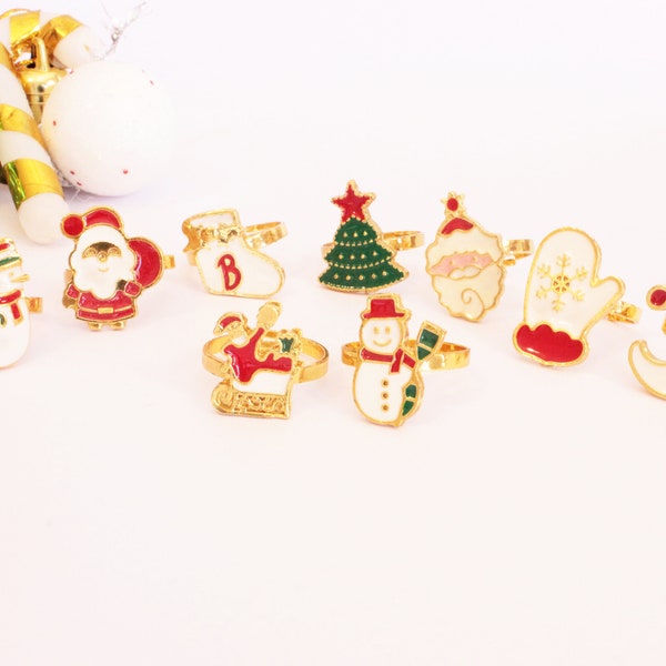 Christmas Ring - Etsy