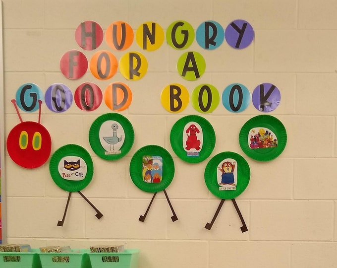 Classroom Decor - Hungry for a Good Book - Hungry Caterpillar Theme - Etsy