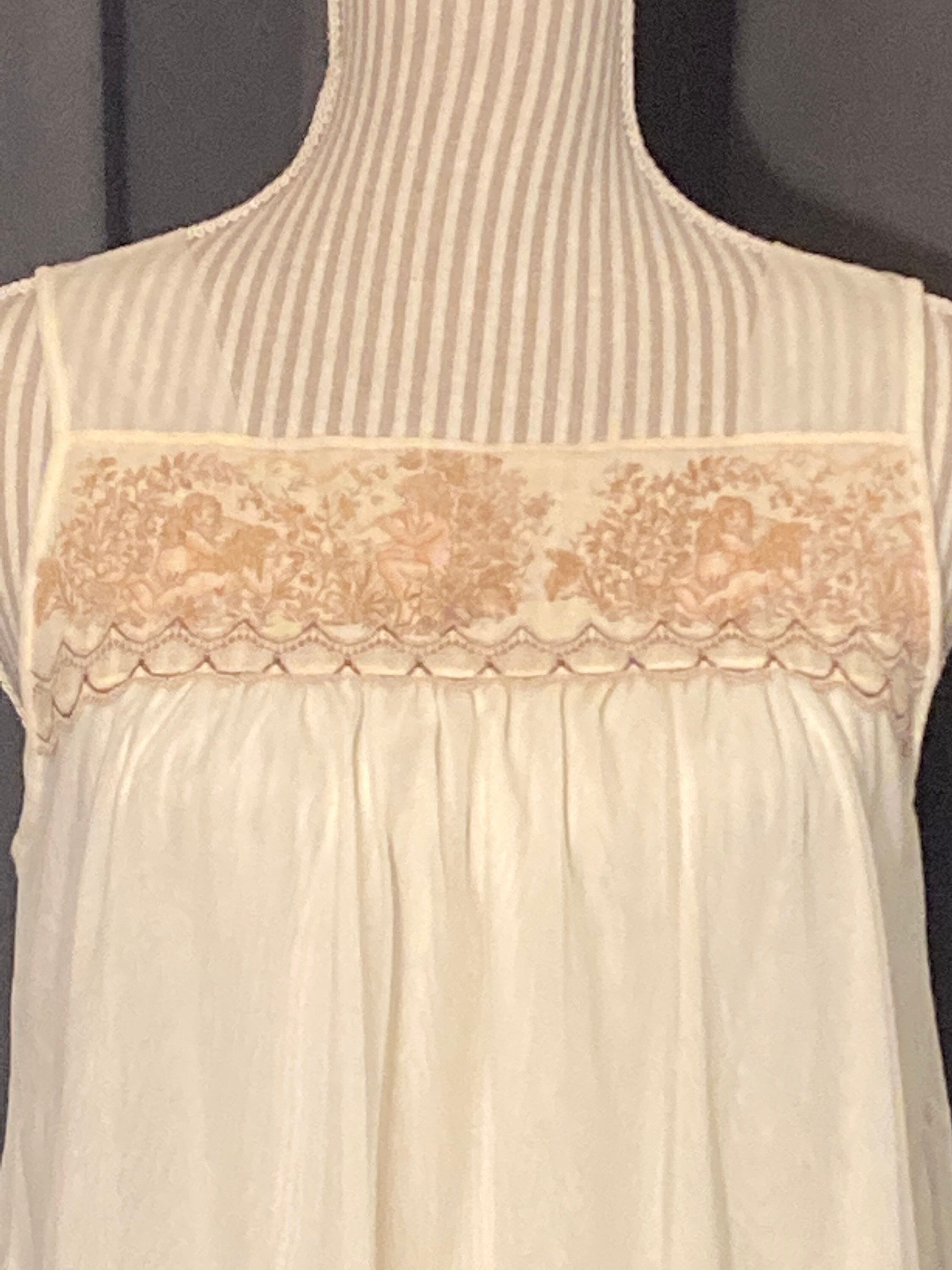 Vintage Lingerie Lov Lee Cream Coloured Cherub - Etsy