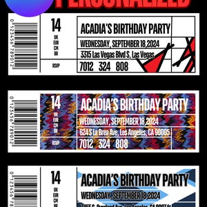 Sneaker Box Tag Invitation | Printable Digital Sneaker Party Favor ...