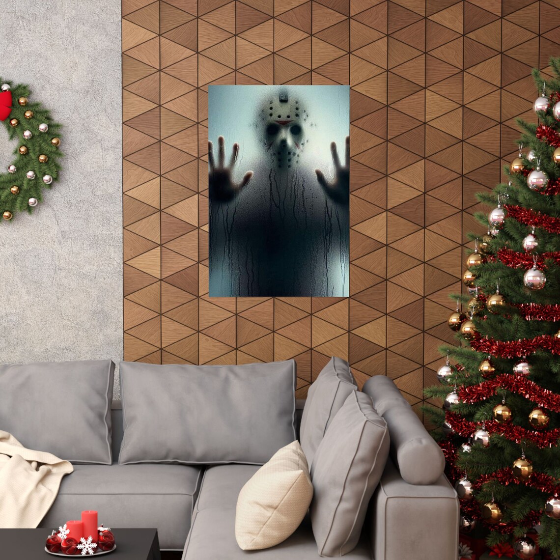 Horror Movie Villains Poster Slasher Icons Artwork Spooky Wall Decor ...