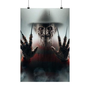 Horror Movie Villains Poster Slasher Icons Artwork Spooky Wall Decor ...