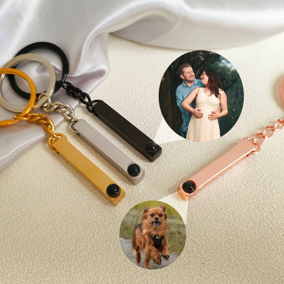 Custom Bar Projection Keychain,projection Photo Keychain,drive Safe ...