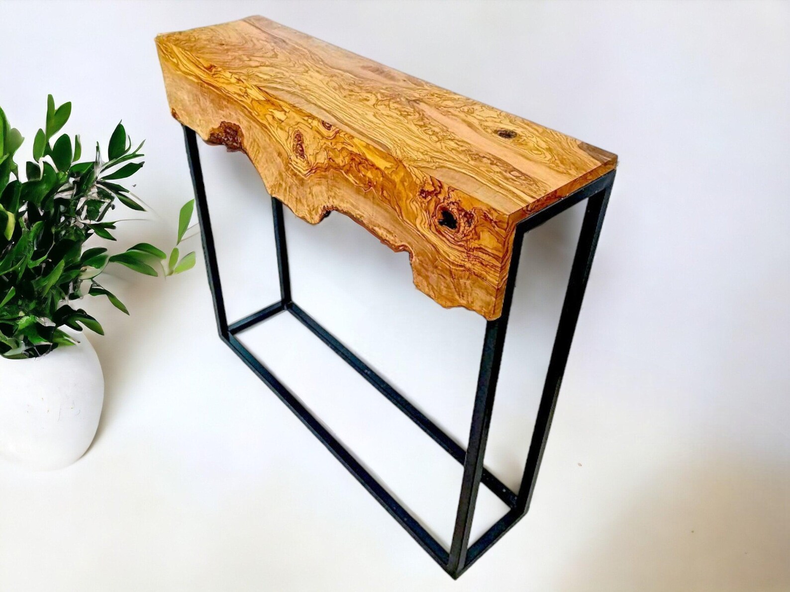 Hallway Table With Metal Frame - Etsy