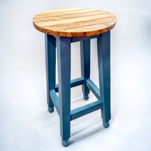 Olive Wood Round Chair - Etsy