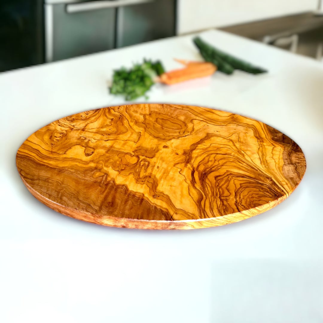 Olive Wood Oval Shaped Cutting Board 25 to 40 Cm - Etsy