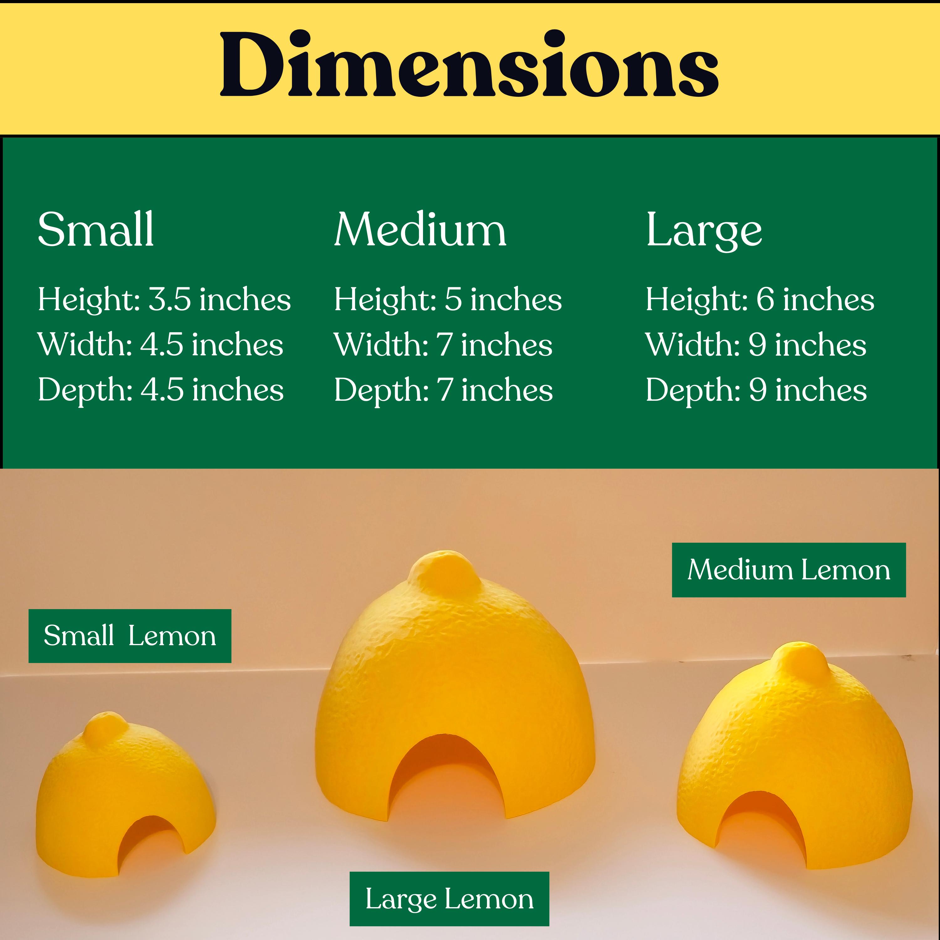Leopard Gecko Hide Lemon : Reptile & Amphibian Functional Decor - Etsy