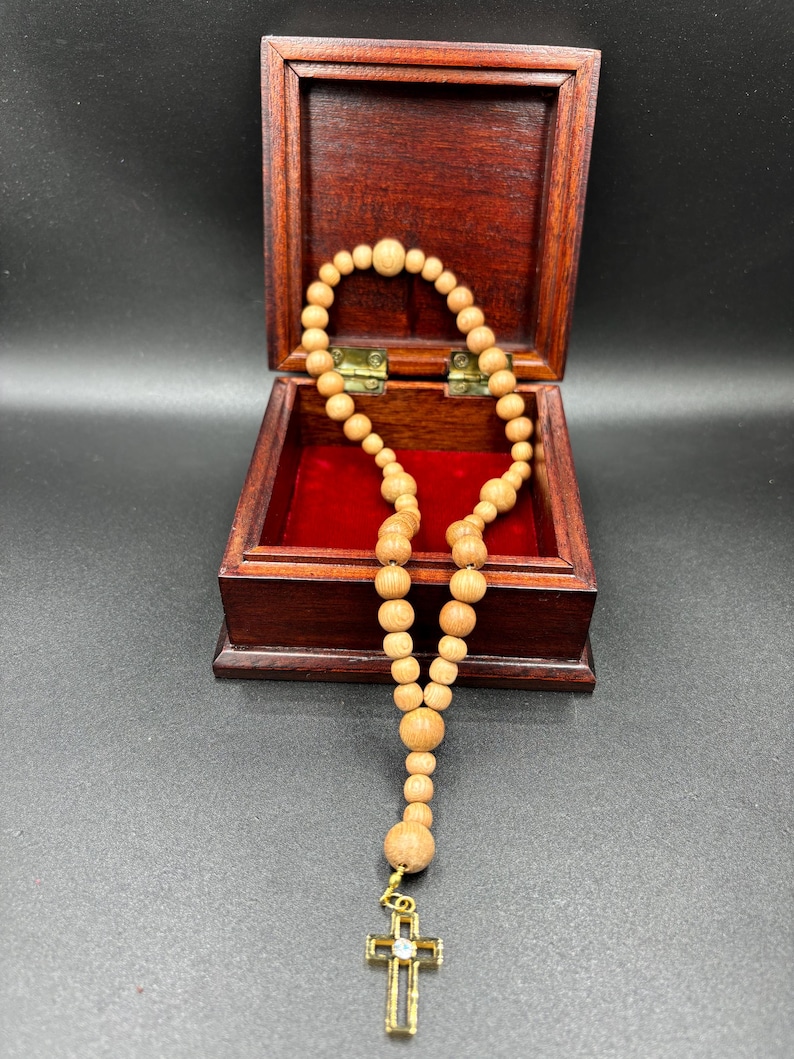 Rosewood Anglican Rosary - Etsy