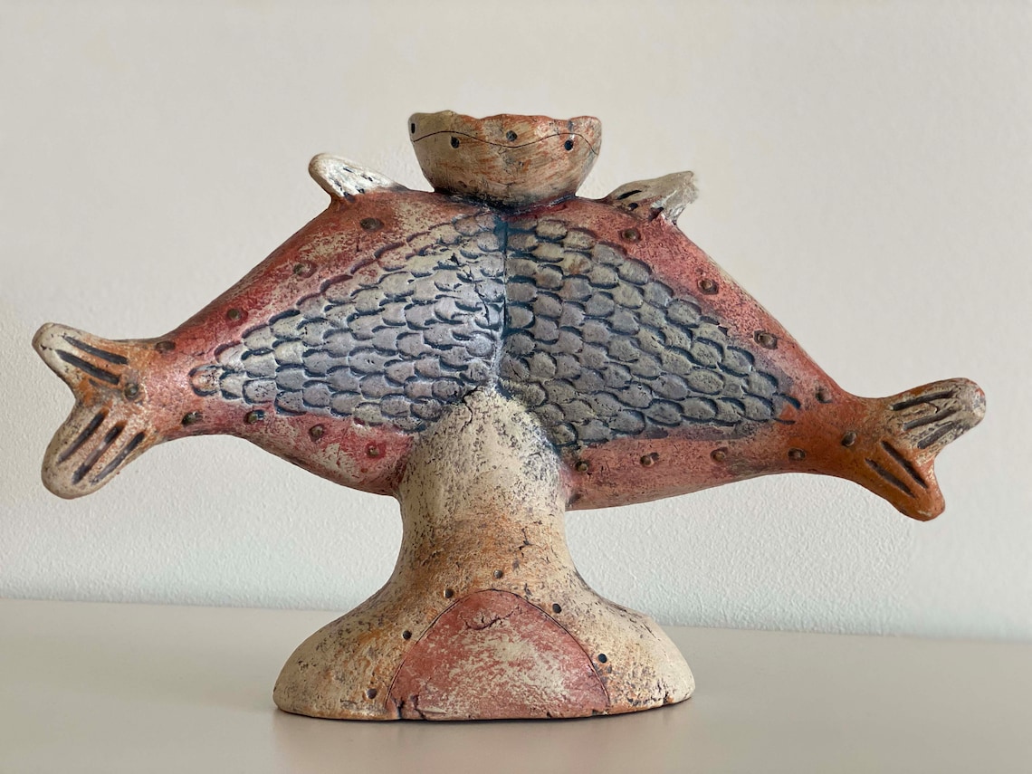 Pisces Handmade Ceramic Sculpture - Etsy