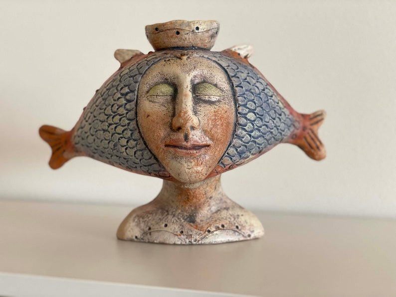 Pisces - Handmade Ceramic Sculpture - Etsy