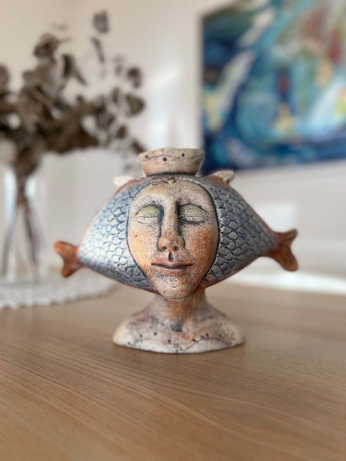 Pisces Handmade Ceramic Sculpture - Etsy