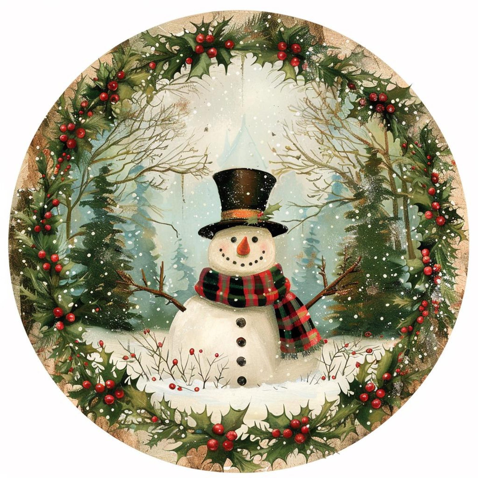 Rustic Snowman Winter Wreath Sign, - Etsy