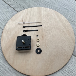 Clock Kit Blank Face + Sweeping Mechanism / Clock Making - Etsy