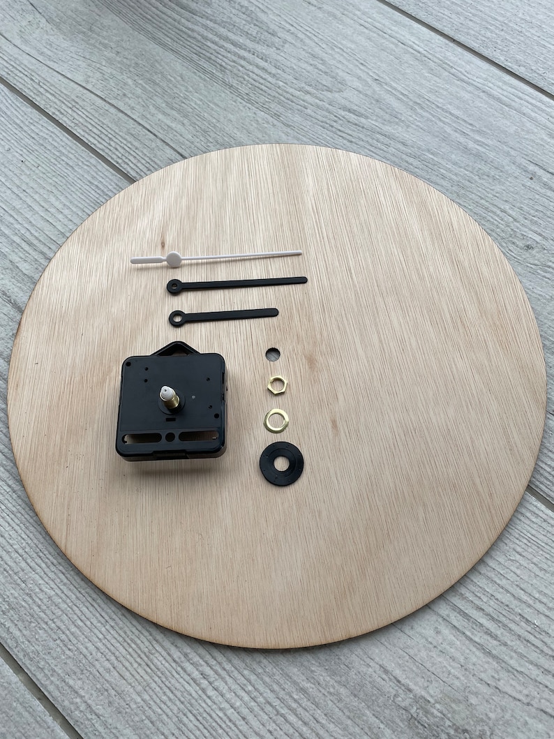 Clock Kit Blank Face + Sweeping Mechanism / Clock Making - Etsy