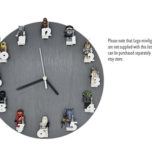 Wall Clock for Mini Figure Characters. - Etsy