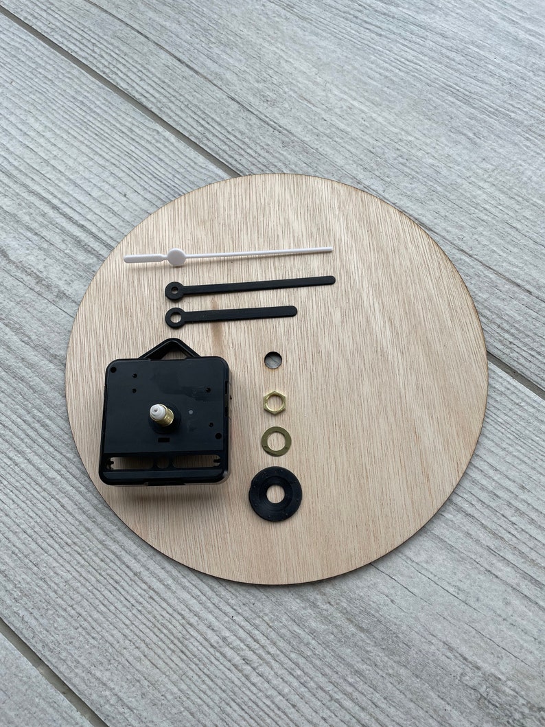 Clock Kit Blank Face + Sweeping Mechanism / Clock Making - Etsy Australia