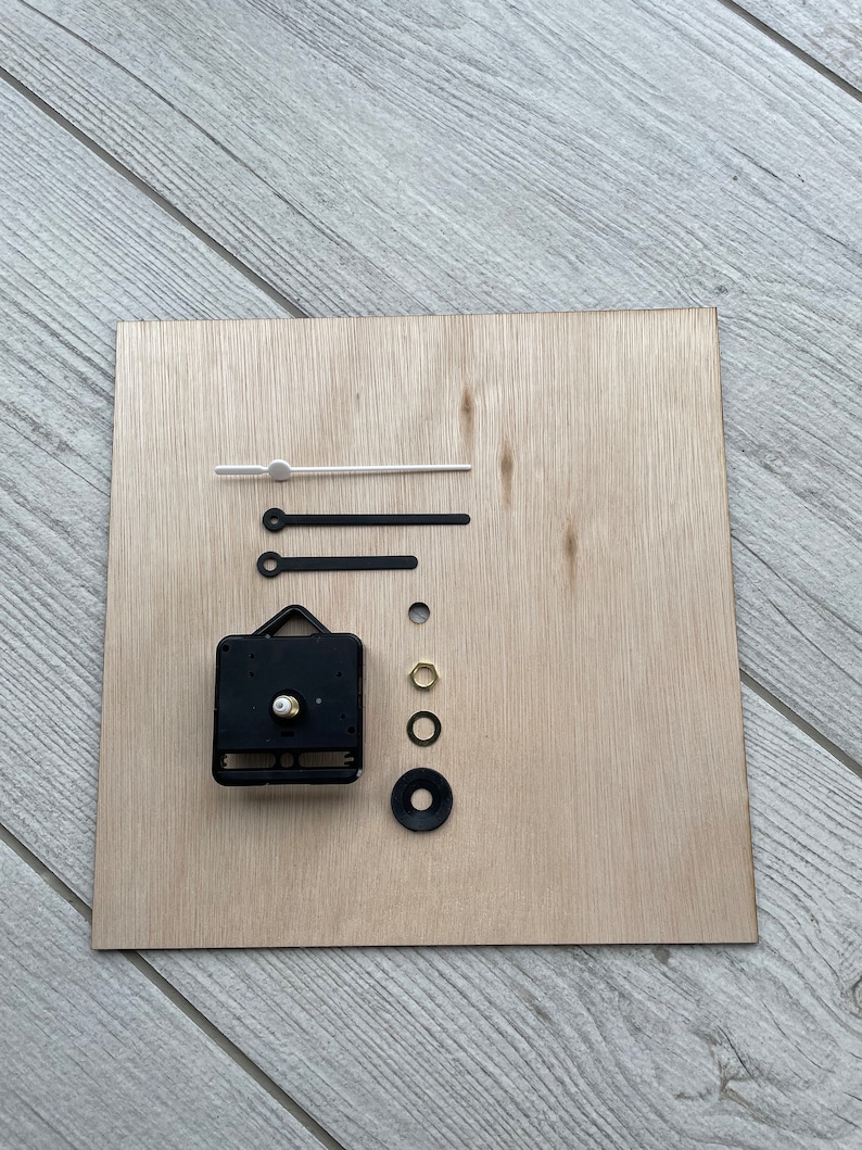Clock Kit Blank Face + Sweeping Mechanism / Clock Making - Etsy