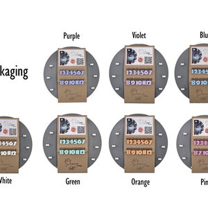 Wall Clock for Mini Figure Characters. - Etsy