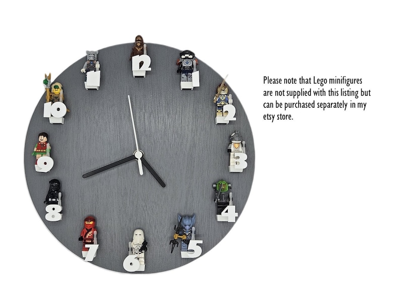 Clock for Mini Figure Characters With Blue Face. - Etsy