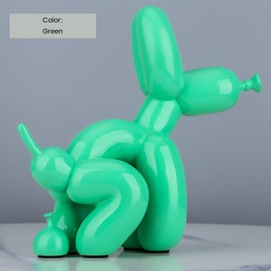 Balloon Poop Dog Figurine Handmade Poop Dog Sculpture Poop Sausage Dog ...