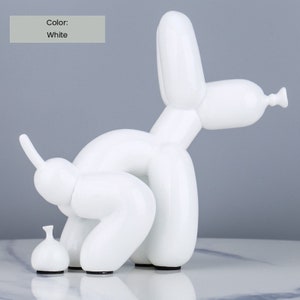 Balloon Poop Dog Figurine Handmade Poop Dog Sculpture Poop Sausage Dog ...