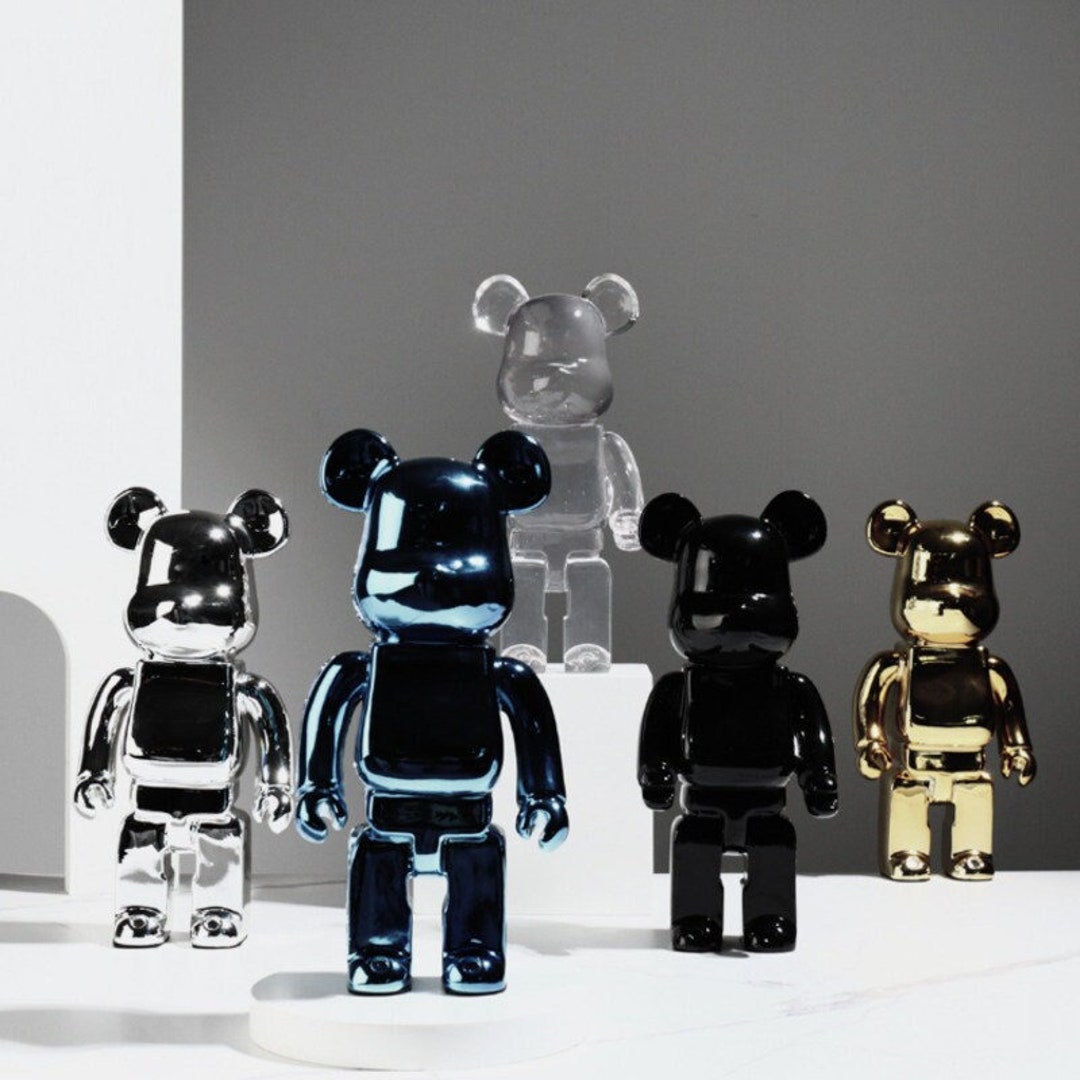 Metallic Bear Brick Replica Bear Brick Statue Home Decoration Art Deco ...