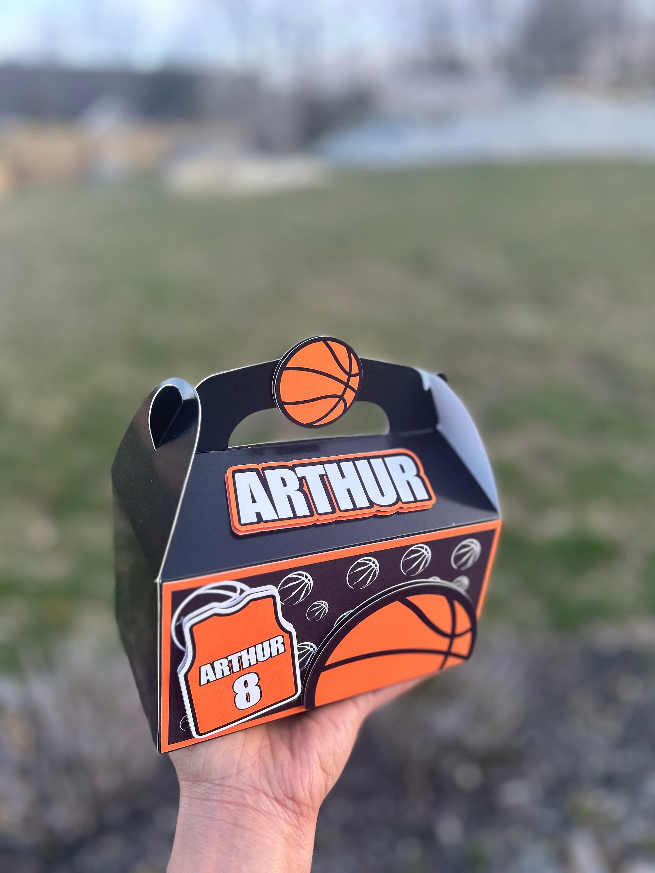 Basketball Favor Bag/sports Party Gift Bag/team Party Treat Bag/sport ...