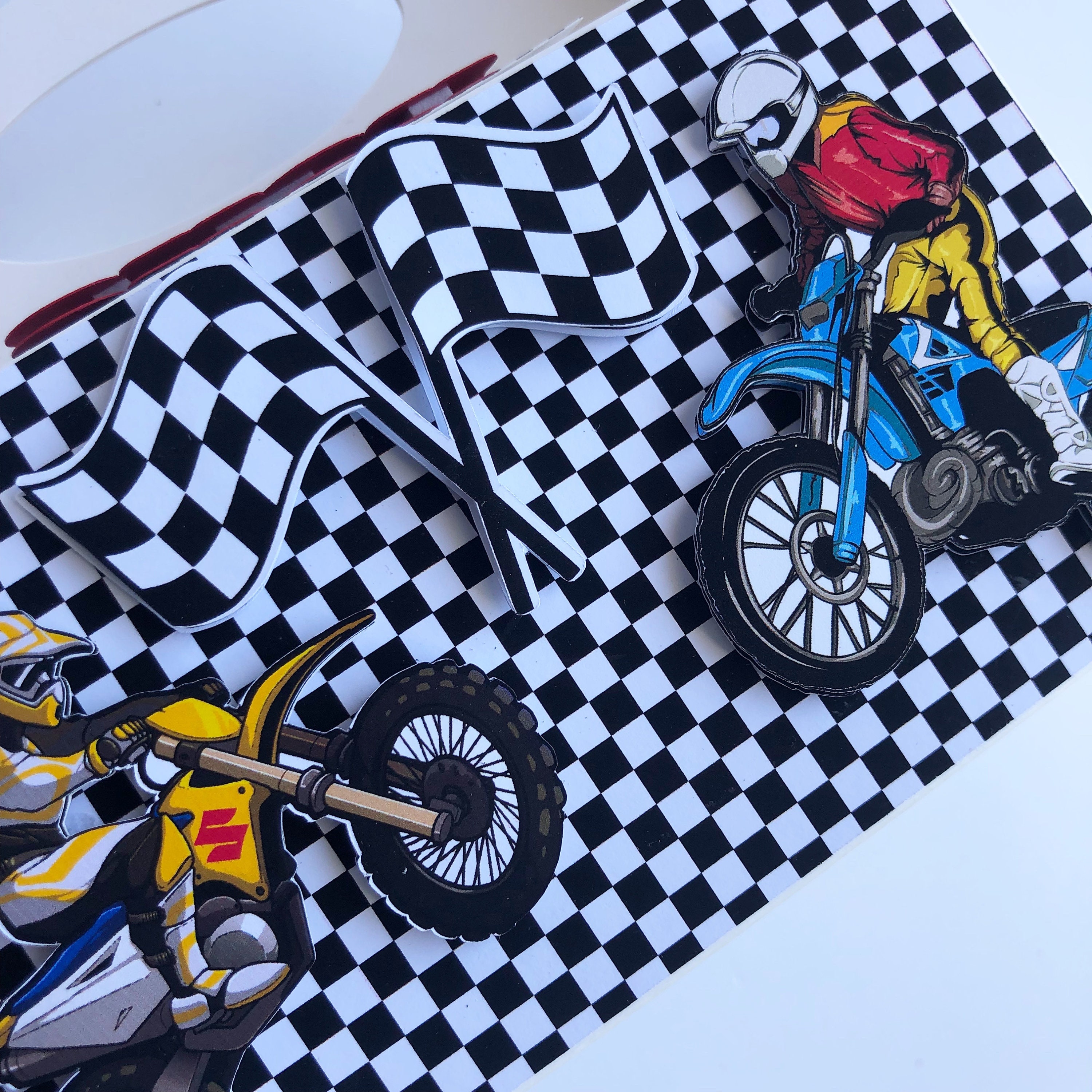 Motocross Party Favor Box Dirty Bike Goodie Bag Motocross - Etsy