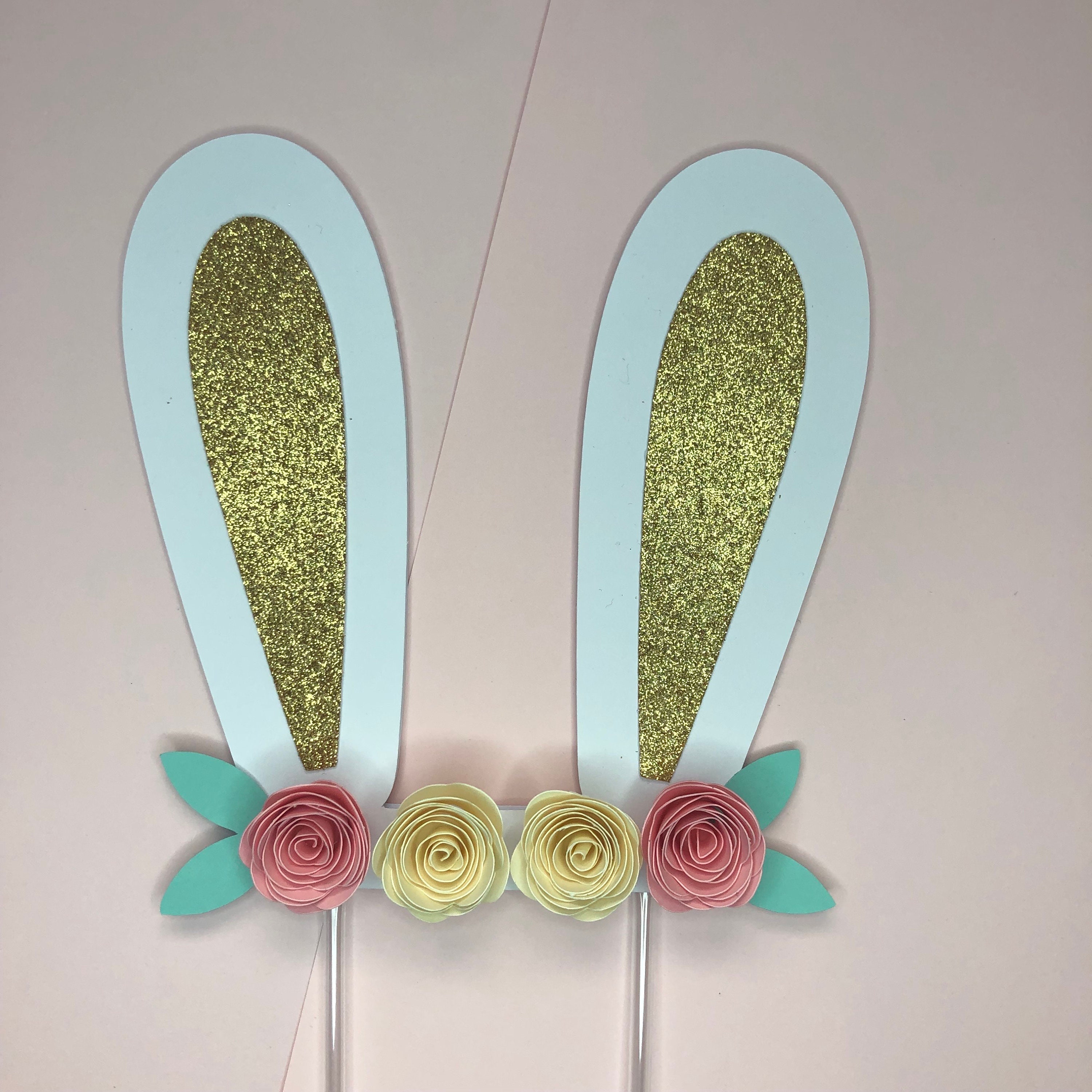 Easter Cake Toppers Bunny Decorations Bunny Ears Cake - Etsy