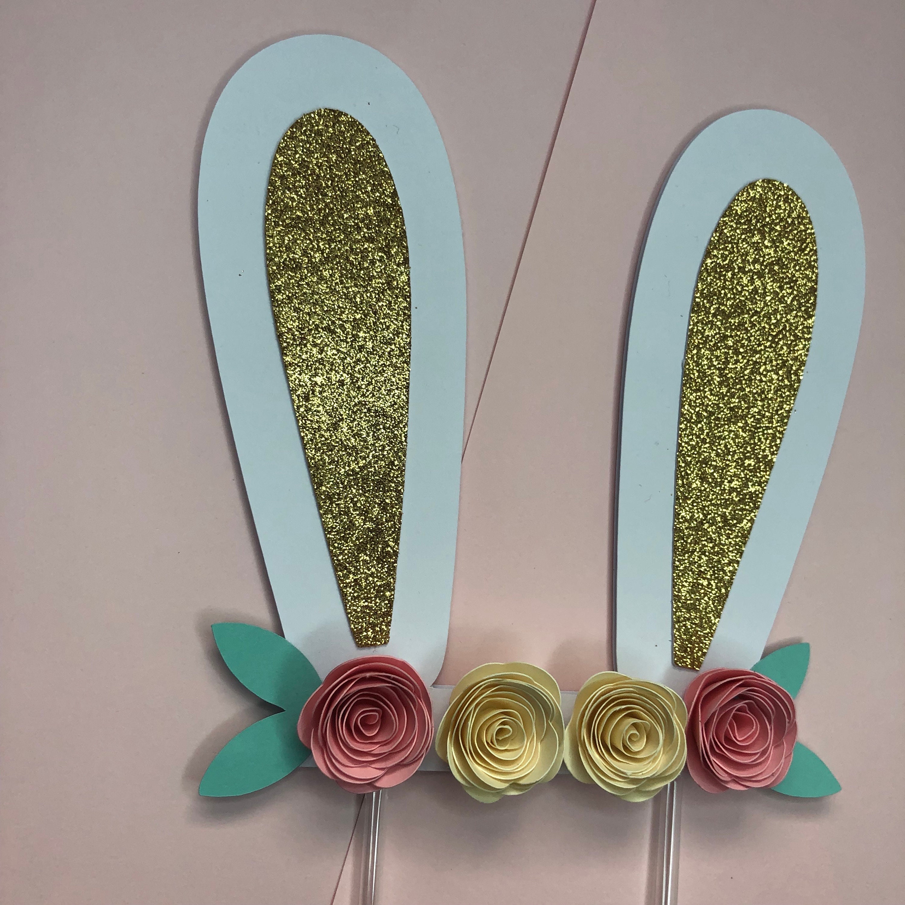 Easter Cake Toppers Bunny Decorations Bunny Ears Cake - Etsy