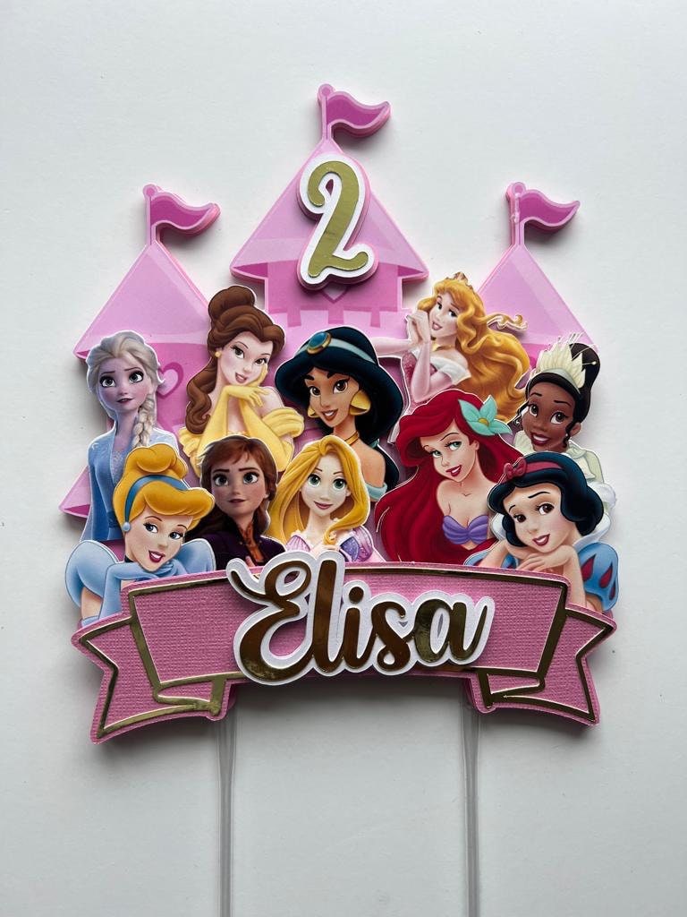 Princess Cake Topper / Princess Party Decorations / Princess Birthday ...