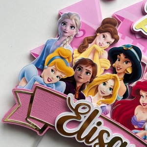 Princess Cake Topper / Princess Party Decorations / Princess Birthday ...