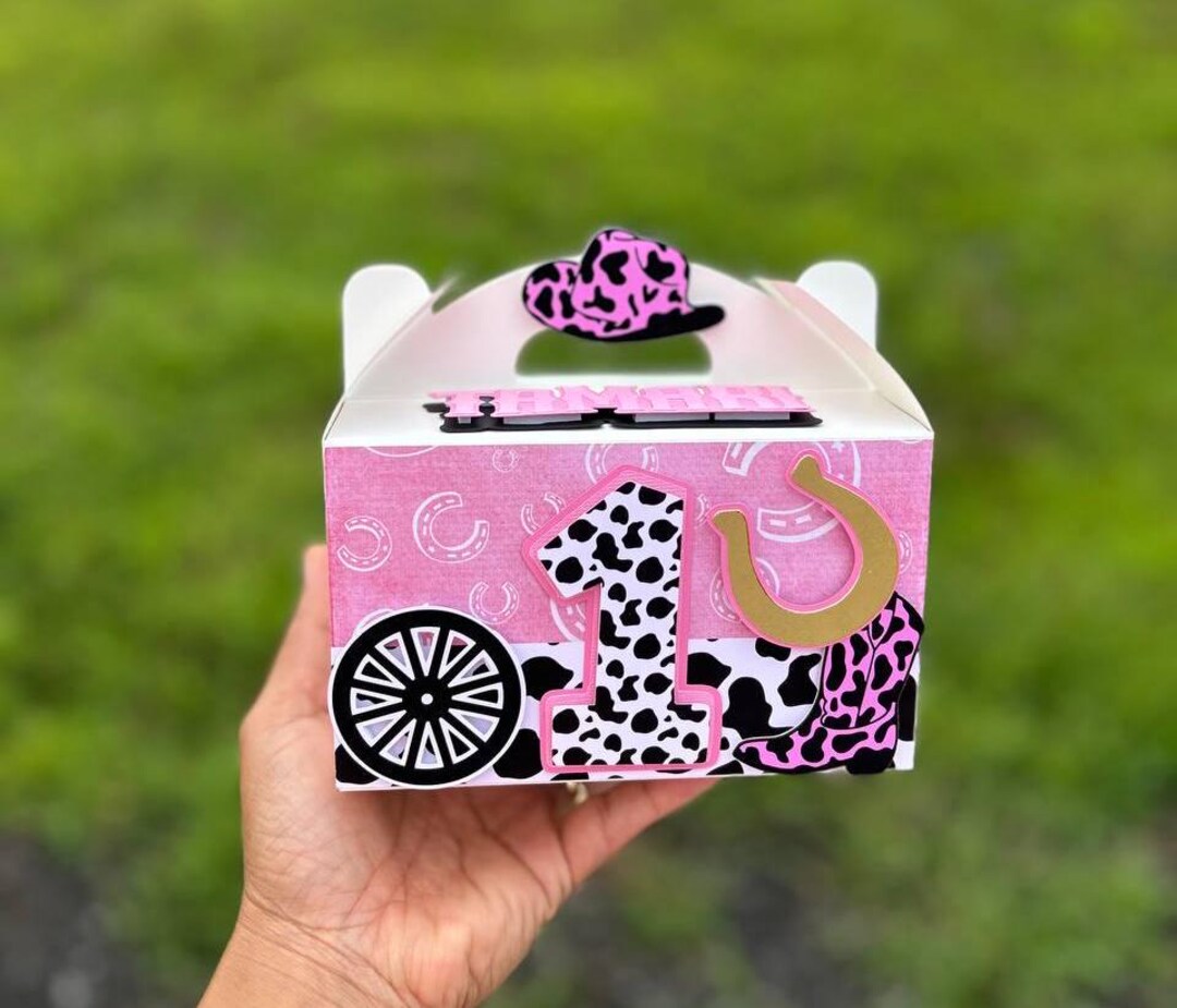 Rodeo Disco Party Favor Boxes: Cowgirl Goodie Box, Set of 6/12/24 - Etsy