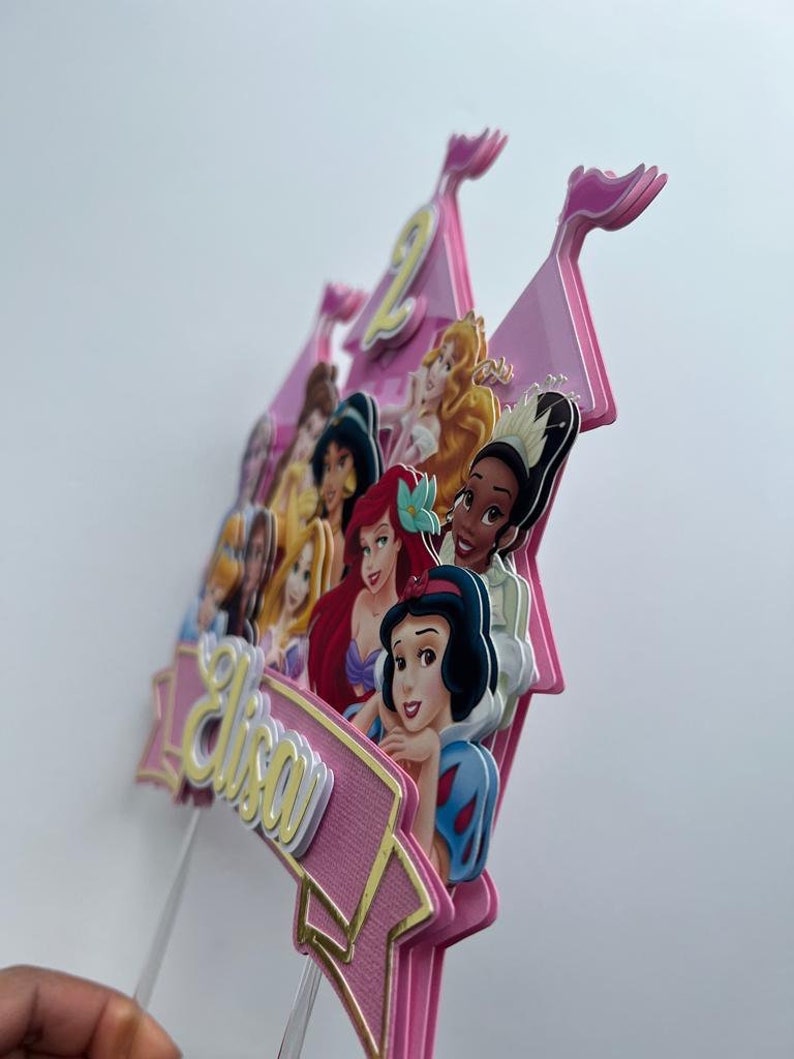 Princess Cake Topper / Princess Party Decorations / Princess Birthday ...