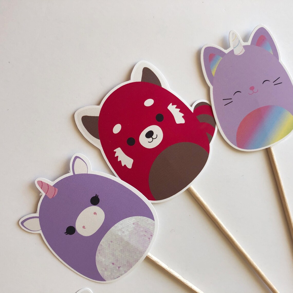 Squishmallow Cupcake Toppers Squishmallow Birthday Party - Etsy