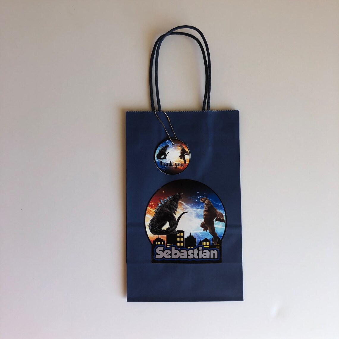 Godzilla Party Favors Bagsgodzilla Party Suppliesbirthday - Etsy