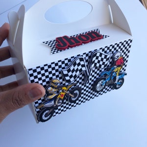 Motocross Party Favor Box: Dirt Bike Goodie Bag - Etsy