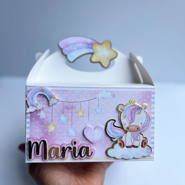 Unicorn Box - Etsy