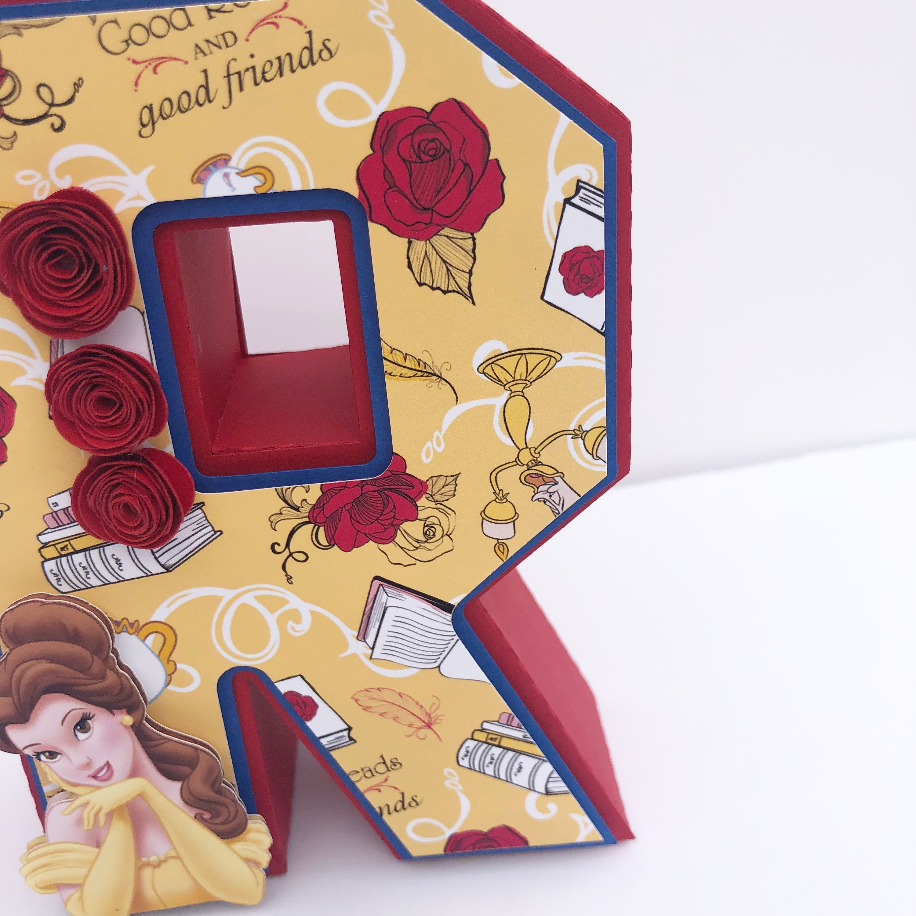 Beauty and the Beast 3D Letter: Girls Party Decor - Etsy