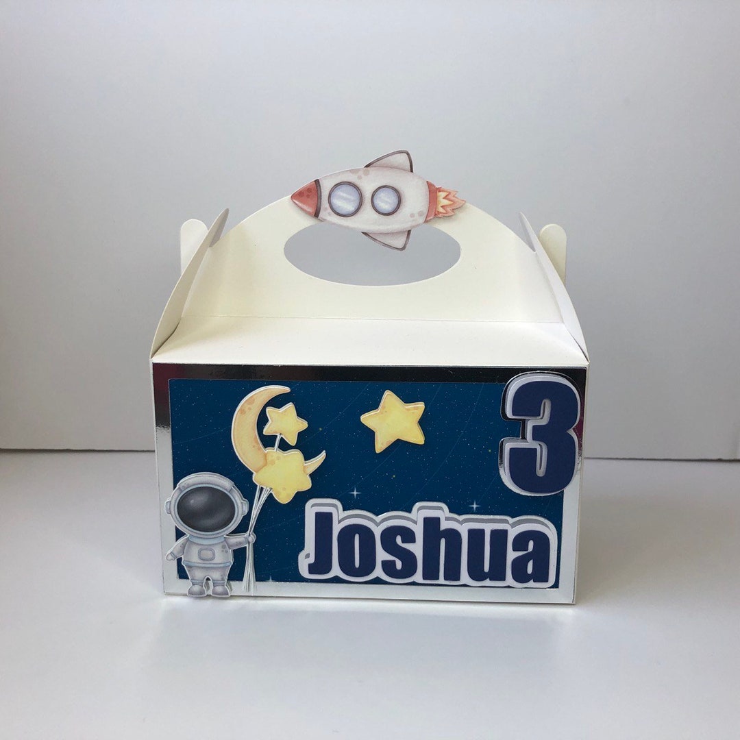 Space Goodie Bags Theme, Out Space Party Boxes , Astronaut Favors Box ...