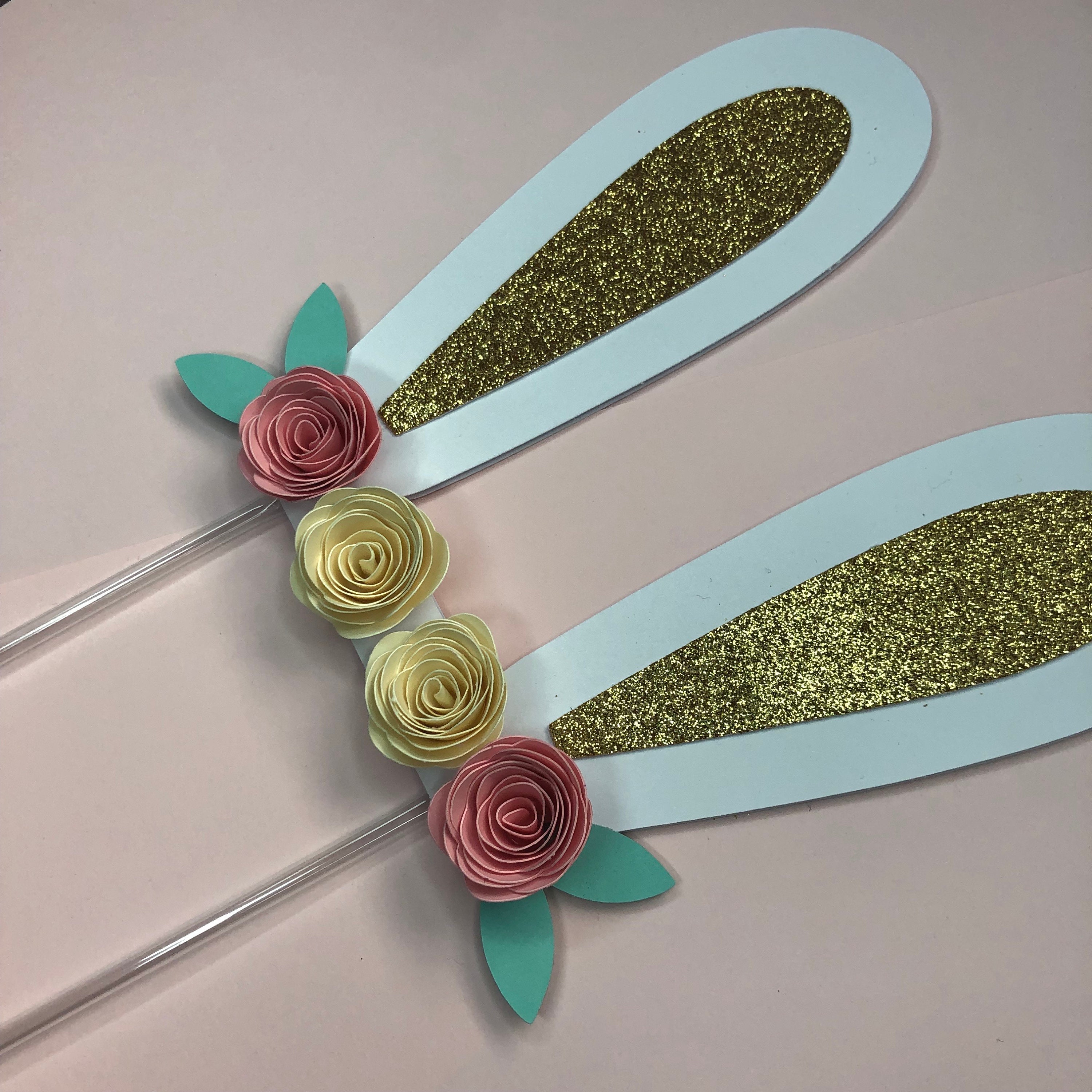 Easter Cake Toppers Bunny Decorations Bunny Ears Cake - Etsy