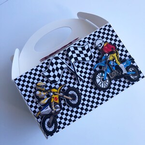 Motocross Party Favor Box: Dirt Bike Goodie Bag - Etsy
